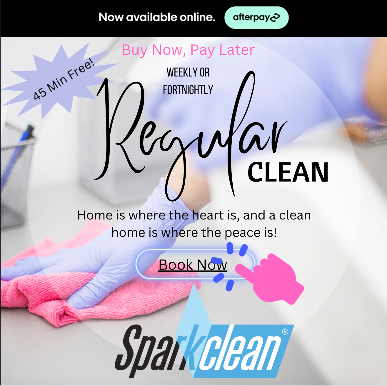 Request Quote / Booking – Sparkclean Professional Cleaning